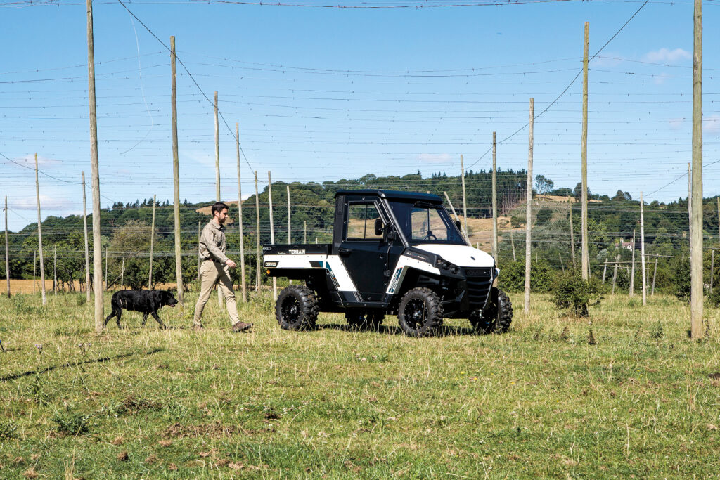 100% electric 4x4 utility vehicle arrives in UK - Fruit & Vine